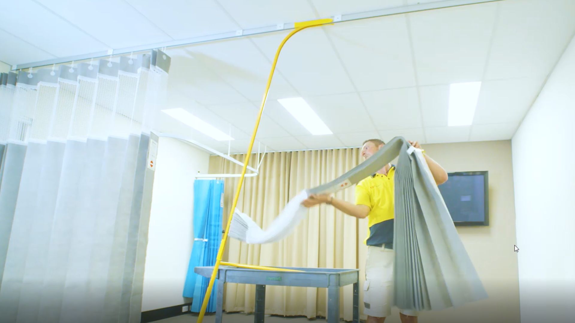 A Four Year Innovative Design Process | EZR Curtain Change System